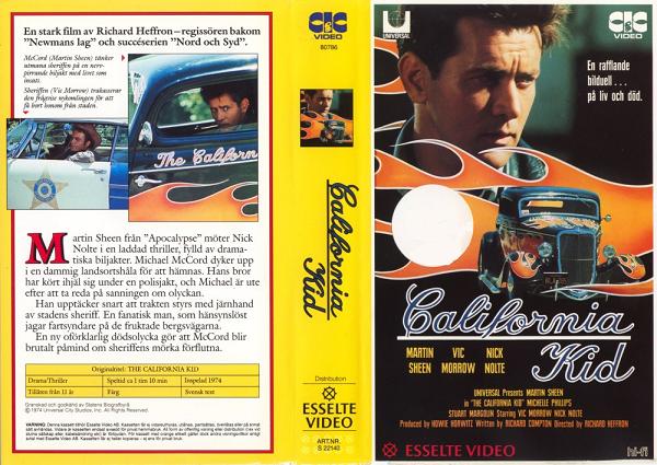 22140 CALIFORNIA KID (vhs), Boa video