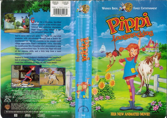 Pippi Longstocking Movie Vhs