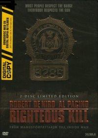 Righteous Kill (beg DVD) steelbox, Boa video